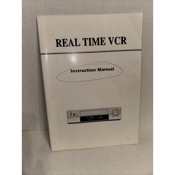 Other | Vintage Real Time Vcr Manual And Installation Instructions ...